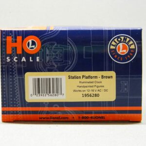 Lionel Lighted Station Platform (Brown) HO Scale