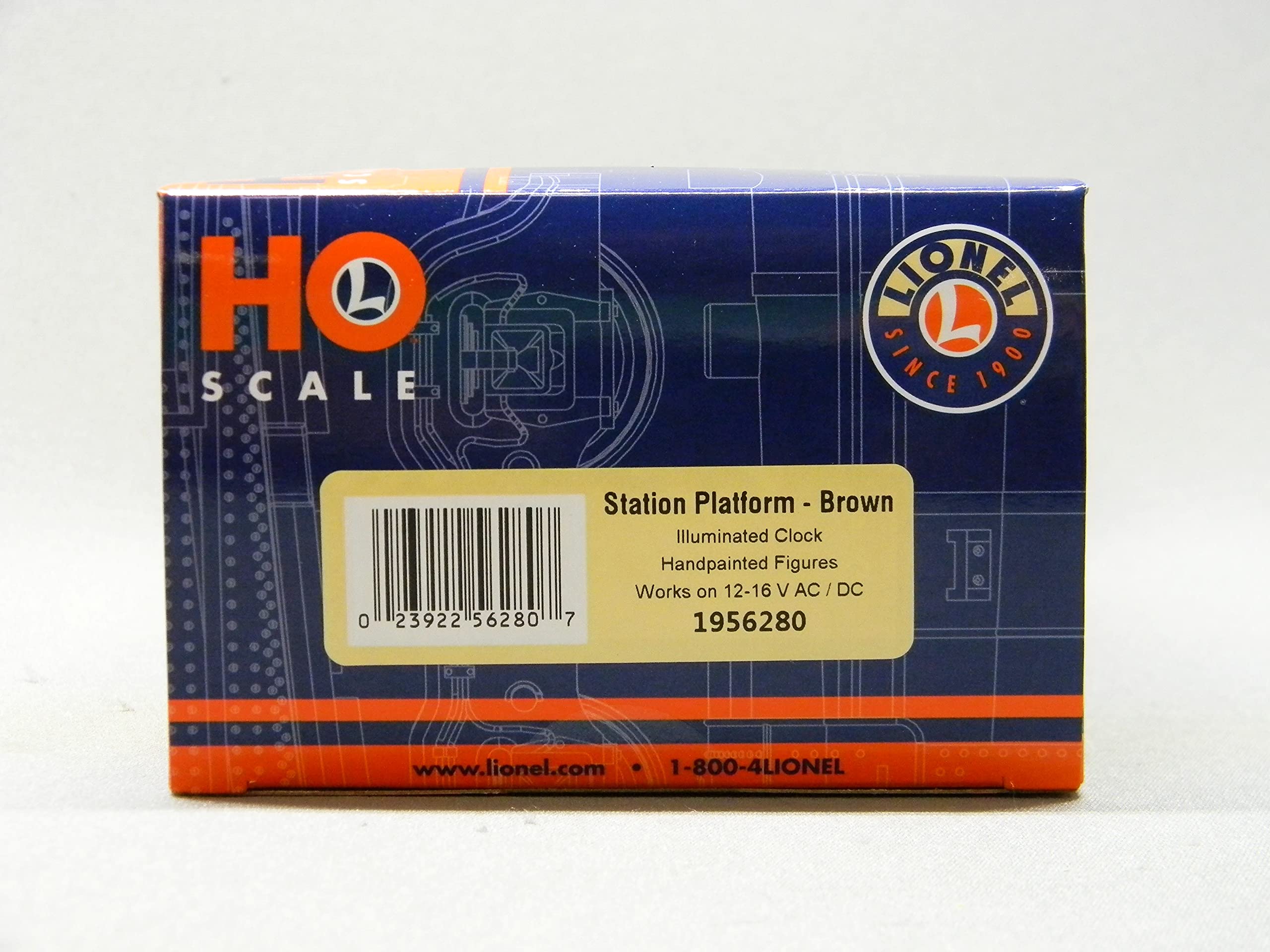 Lionel Lighted Station Platform (Brown) HO Scale