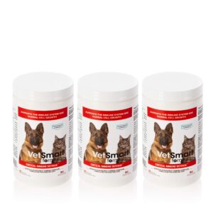 critical immune defense for dogs & cats; supports normal cell growth - turkey tail, reishi, shiitake and maitake mushroom formula with patented white turmeric root extract - 90-day supply