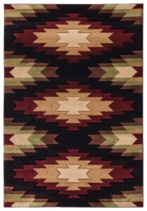 goods of the woods cabin pine cones hearth rug