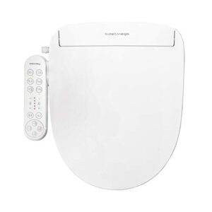 coway bidetmega 150 smart electronic bidet seat with innovative i-wave technology (for rounded toilet bowl), bidetmega 150r, white