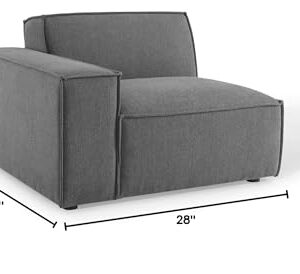 Modway EEI-4111-CHA Restore 2-Piece Sectional Sofa, Charcoal