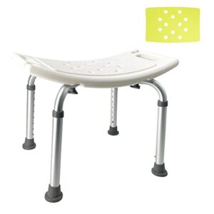 raku bath chair, shower chair, nursing supplies, bath chair, 14.2-21.3 inches (36-54 cm), 8 height adjustment, rust resistant aluminum alloy pipe, elderly, pregnant bath, bathroom, senior citizen,