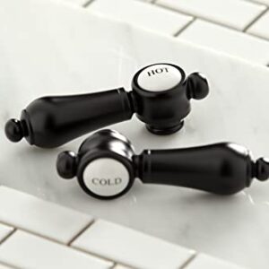 Kingston Brass KS1240BAL Heirloom Bridge Kitchen Faucet, Matte Black