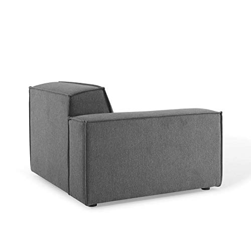 Modway EEI-4111-CHA Restore 2-Piece Sectional Sofa, Charcoal