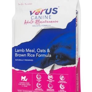 VeRUS Pet Foods Dry Dog Food Lamb, Adult Maintenance Formula (35lb Bag)