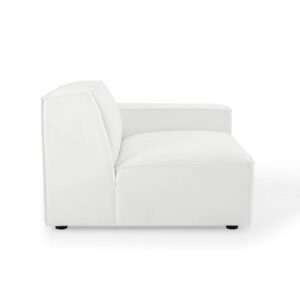 Modway Restore 4-Piece Upholstered Sectional Sofa in White