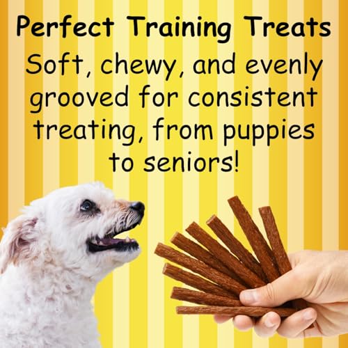 Fetch Fries Chicken and Sweet Potato Dog Treats, Soft Chicken Jerky for Small and Large Breeds, Naturally Healthy, Made in The USA (16 oz)