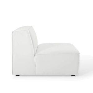 Modway Restore 4-Piece Upholstered Sectional Sofa in White