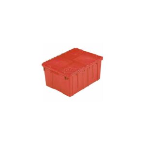 lewis bins+ orbis flipak distribution container fp075-19-11/16 x 11-13/16 x 7-5/16 red