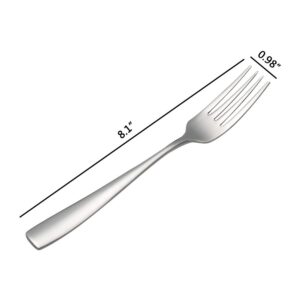 Asking 12-Piece Stainless Steel Dinner Forks, Silverware Dinner Forks