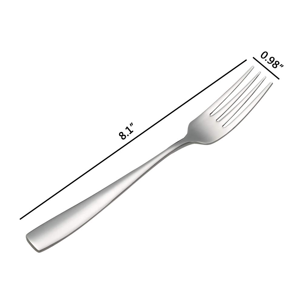 Asking 12-Piece Stainless Steel Dinner Forks, Silverware Dinner Forks