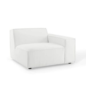 Modway Restore 4-Piece Upholstered Sectional Sofa in White