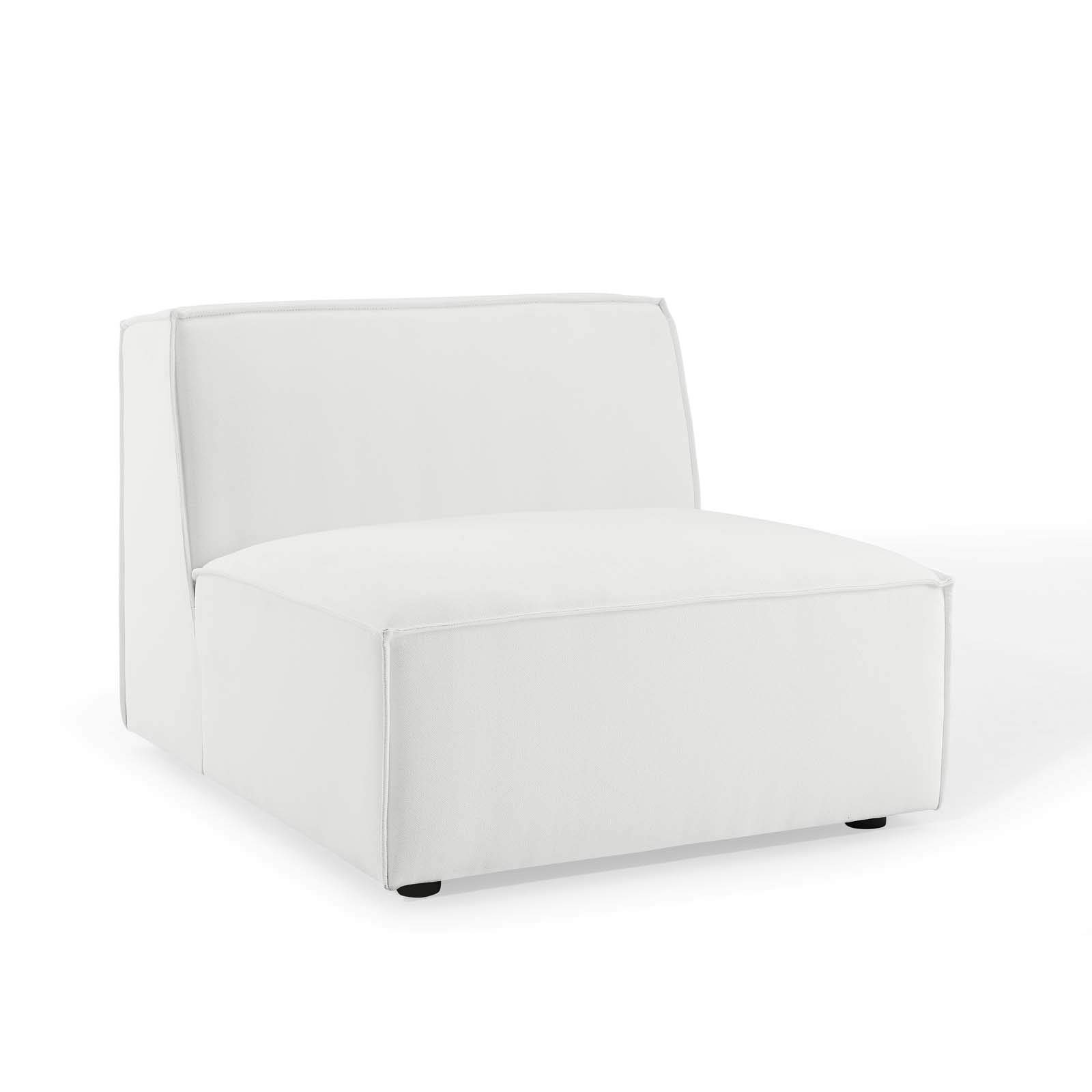 Modway Restore 4-Piece Upholstered Sectional Sofa in White