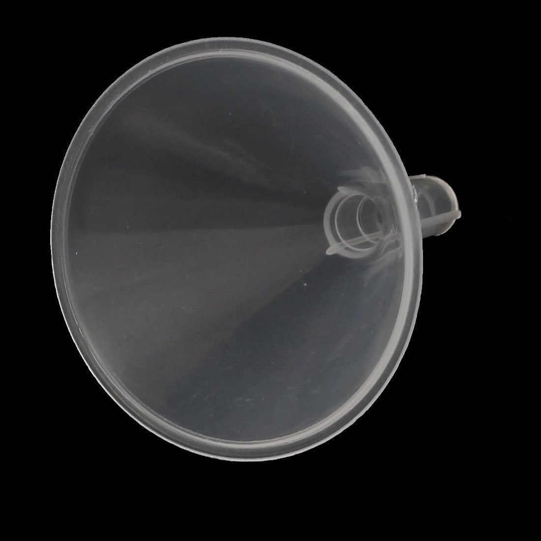 YXQ 12Pcs Plastic Filter Funnel 60mm Dia Clear Funnels with Spout for Science Lab Water Bottle Filling Liquid Transfer