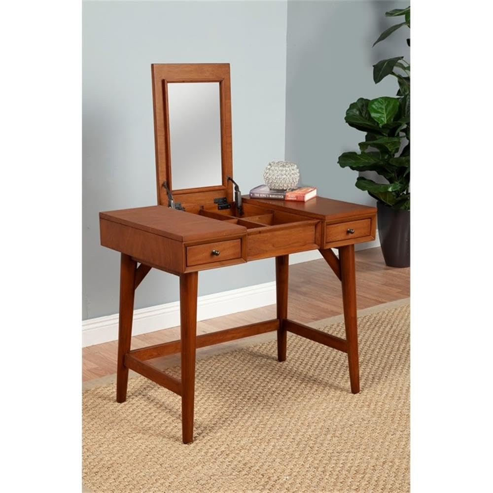 Alpine Furniture Flynn Vanity, Acorn