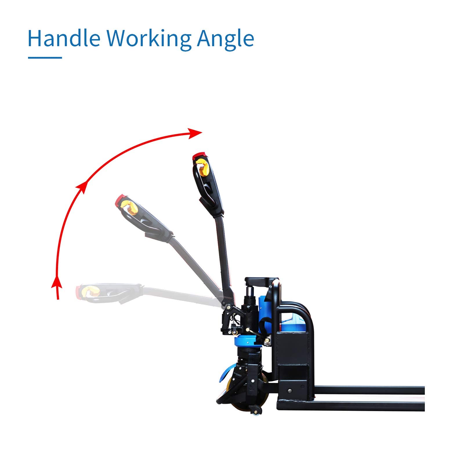 APOLLOLIFT Full Electric Power Lithium Pallet Jack Truck Efficiency Bundle 3300lb Cap.45" x21"-Plus Extra Battery Bundle