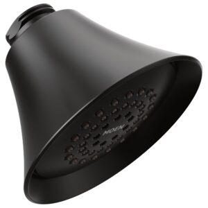 moen 6370bl 3.75-inch single function showerhead, matte black