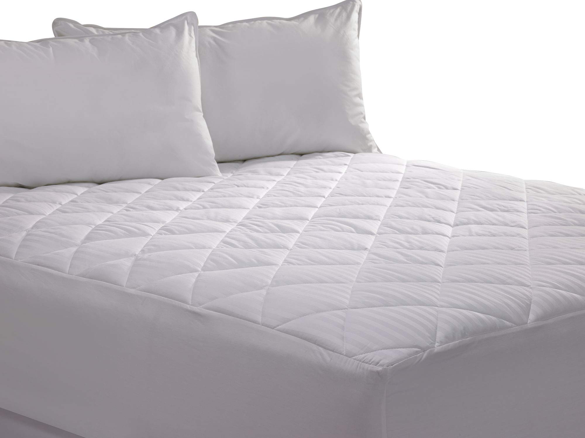 The Ritz-Carlton Mattress Pad - Hypoallergenic, Diamond Quilted Mattress Topper - 18" Deep - Queen