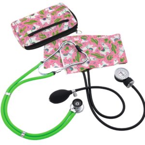 Prestige Medical Aneroid Sphygmomanometer/Sprague-Rappaport Kit, Llamas Pink