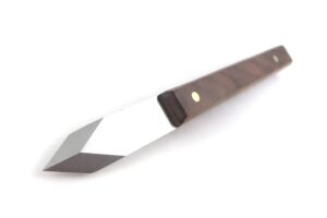 mikov v2003009 dual bevel marking knife 0.100 inch thick blade 1/2 inch wide 1-7/8 long with rosewood handle stainless steel hardened to hrc 57 (black-1)