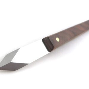 Mikov V2003009 Dual Bevel Marking Knife 0.100 Inch Thick Blade 1/2 inch Wide 1-7/8 Long with Rosewood Handle Stainless Steel Hardened to HRC 57 (Black-1)