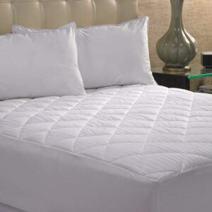 The Ritz-Carlton Mattress Pad - Hypoallergenic, Diamond Quilted Mattress Topper - 18" Deep - Queen