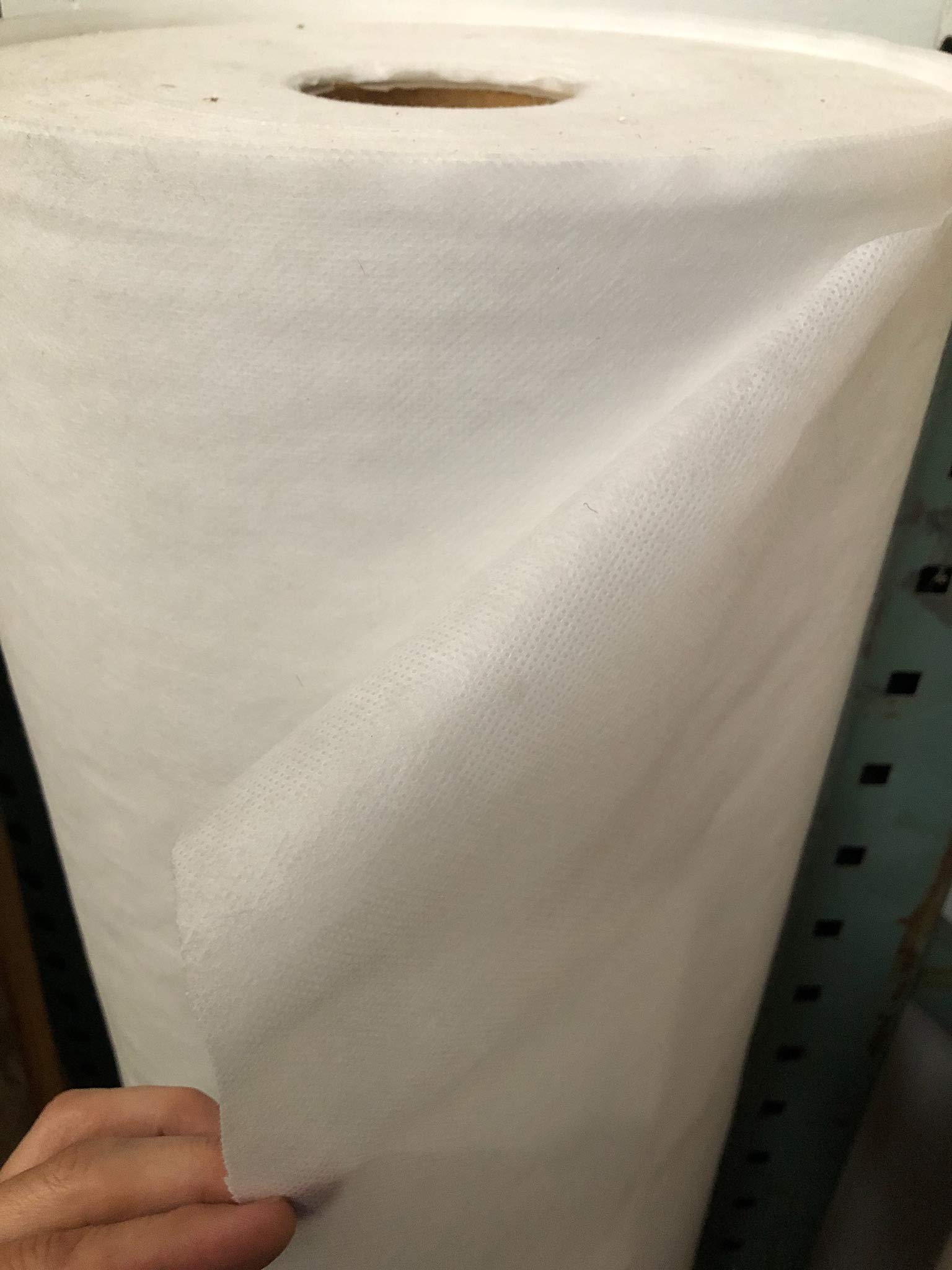 60” Spunbond Non-Woven Fabric White 125 Series (10 Yards)