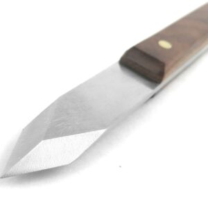 Mikov V2003009 Dual Bevel Marking Knife 0.100 Inch Thick Blade 1/2 inch Wide 1-7/8 Long with Rosewood Handle Stainless Steel Hardened to HRC 57 (Black-1)