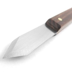 Mikov V2003008 Thin Blade Dual Bevel Marking Knife 0.060 Inch Thick Blade 1/2 inch Wide 1-7/8 Long with Rosewood Handle Stainless Steel Hardened to HRC 57