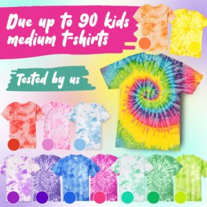 Tie Dye Kit for Kids & Adults - 36 Large Tye Dye Bottles with 12 Colors & Tie Dye Powder, Soda Ash, Gloves - Tie Dye Kit for Large Groups - Non-Toxic Tyedyedye Kit - Dye for Clothes