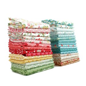 granny chic - fat eighth bundle (27 pcs) by lori holt for riley blake