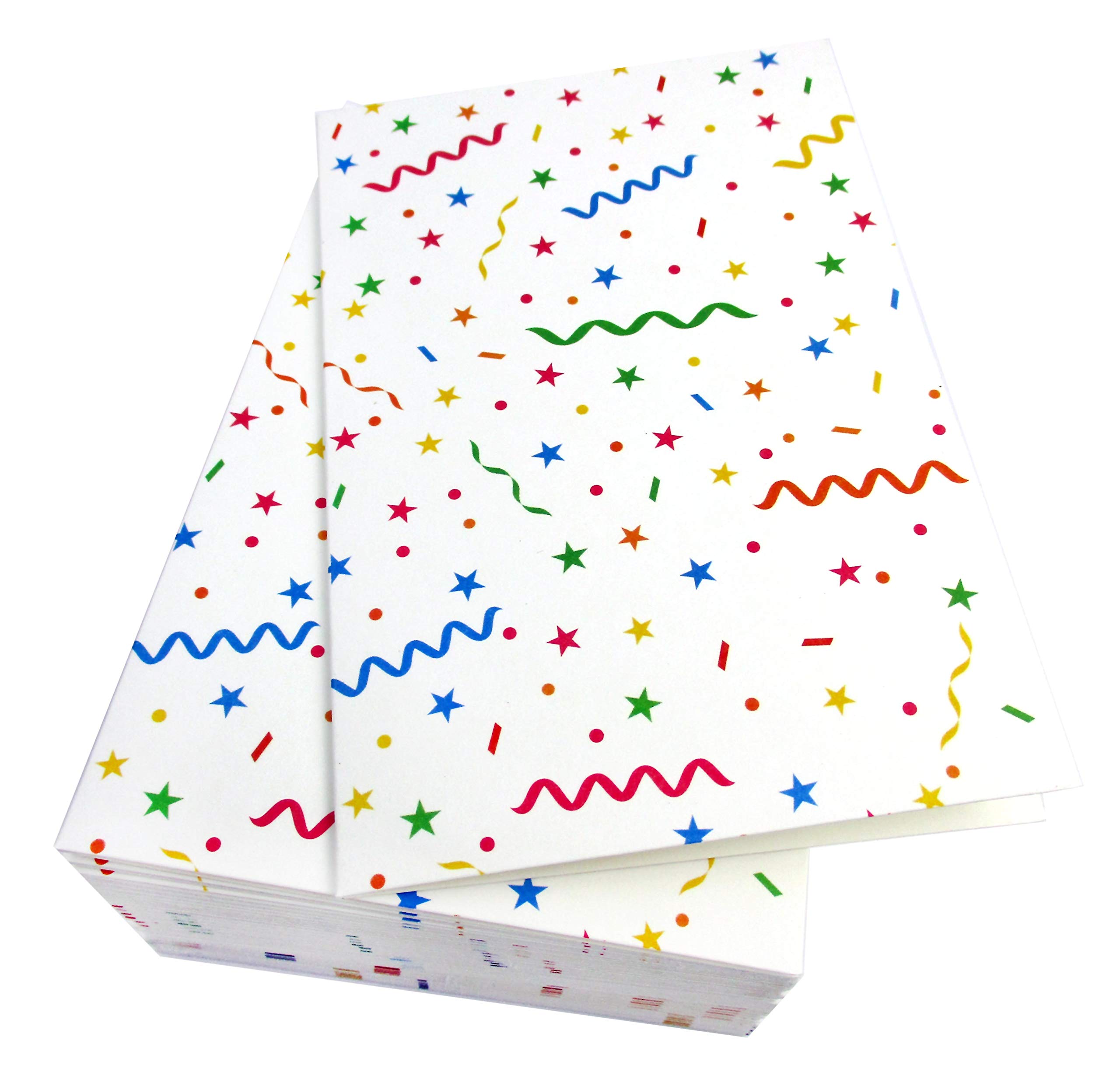 36 Pack All Occasion Assorted Blank Greeting Cards-Rainbow Confetti Designs-Blank Greeting Cards with Envelopes Included 4 x 6 Inches Thank You Cards, Birthday Cards, Graduation Cards,Congratulations