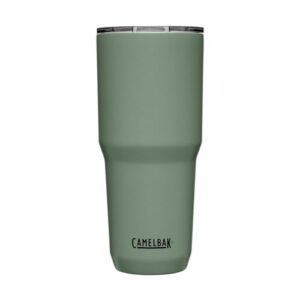 camelbak horizon 30oz tumbler - insulated stainless steel - tri-mode lid - moss