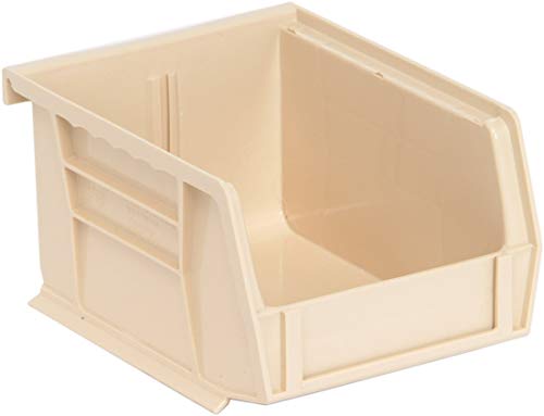 QUANTUM STORAGE SYSTEMS K-QUS210IV-8 8-Pack Ultra-Stack and Hang Bins, 5-3/8" x 4-1/8" x 3", Ivory