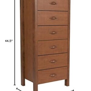 Venture Horizon 6 Drawer Lingerie Bureau Cherry