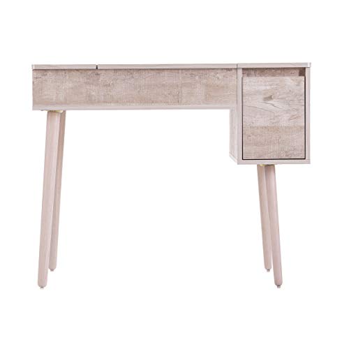 SEI Furniture Harzen Vanity Desk, Graywashed