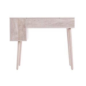 SEI Furniture Harzen Vanity Desk, Graywashed