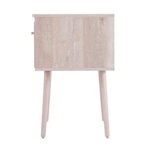 SEI Furniture Harzen Vanity Desk, Graywashed