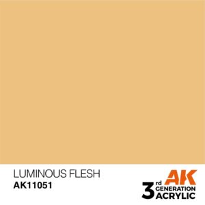 AK Interactive 3rd Gen Acrylic Luminous Flesh 17ml