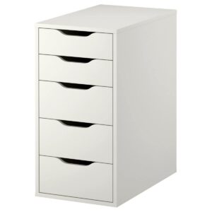 ikea alex drawer unit white 36x58x70 cm