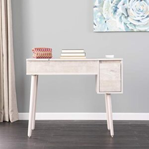 SEI Furniture Harzen Vanity Desk, Graywashed