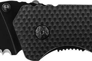 Coast DX344 Double Lock Folding Knife with 3.5" Serrated Stainless Steel Blade