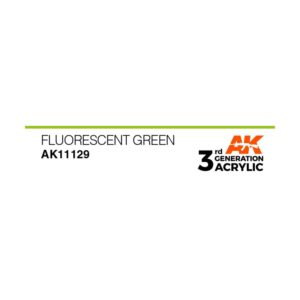 AK Interactive 3rd Gen Acrylic Fluorescent Green 17ml