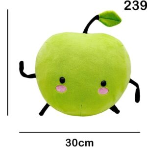 OZIF Stardew Plush Toy Valley Doll Figure Apple Junimo Plush Plants Stuffed Animal Green Soft Plush Pillow, Best Gift for Your Family (12"-30 cm) (Green Apple Juni)