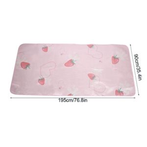 Cooling Mattress Topper, Matress Topper, 2Pcs Cartoon Summer Cooling Sleeping Mat Extra Thick Mattress Pad Cover Mattress Topper Cover Mattress Protector Air Condition Pillow Case