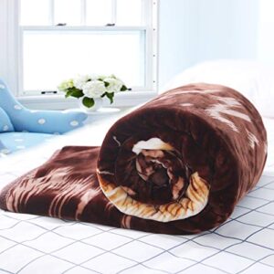 Tiger Blanket Mink Blanket Korean Blanket Heavy Blankets Queen Size Tiger Throw Blanket Korean Mink Blanket Tiger Statue Animal Blanket Bed Warm Blanket Full Queen Animal Blankets Mexican Blanket