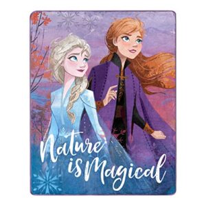 northwest frozen silk touch throw blanket, 40" x 50", magical girls