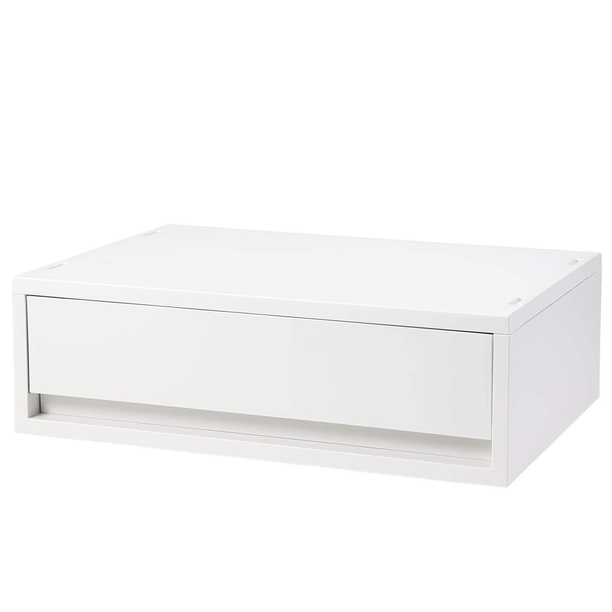 MUJI B7S7033 Storage Case, ys/m, White/Grey