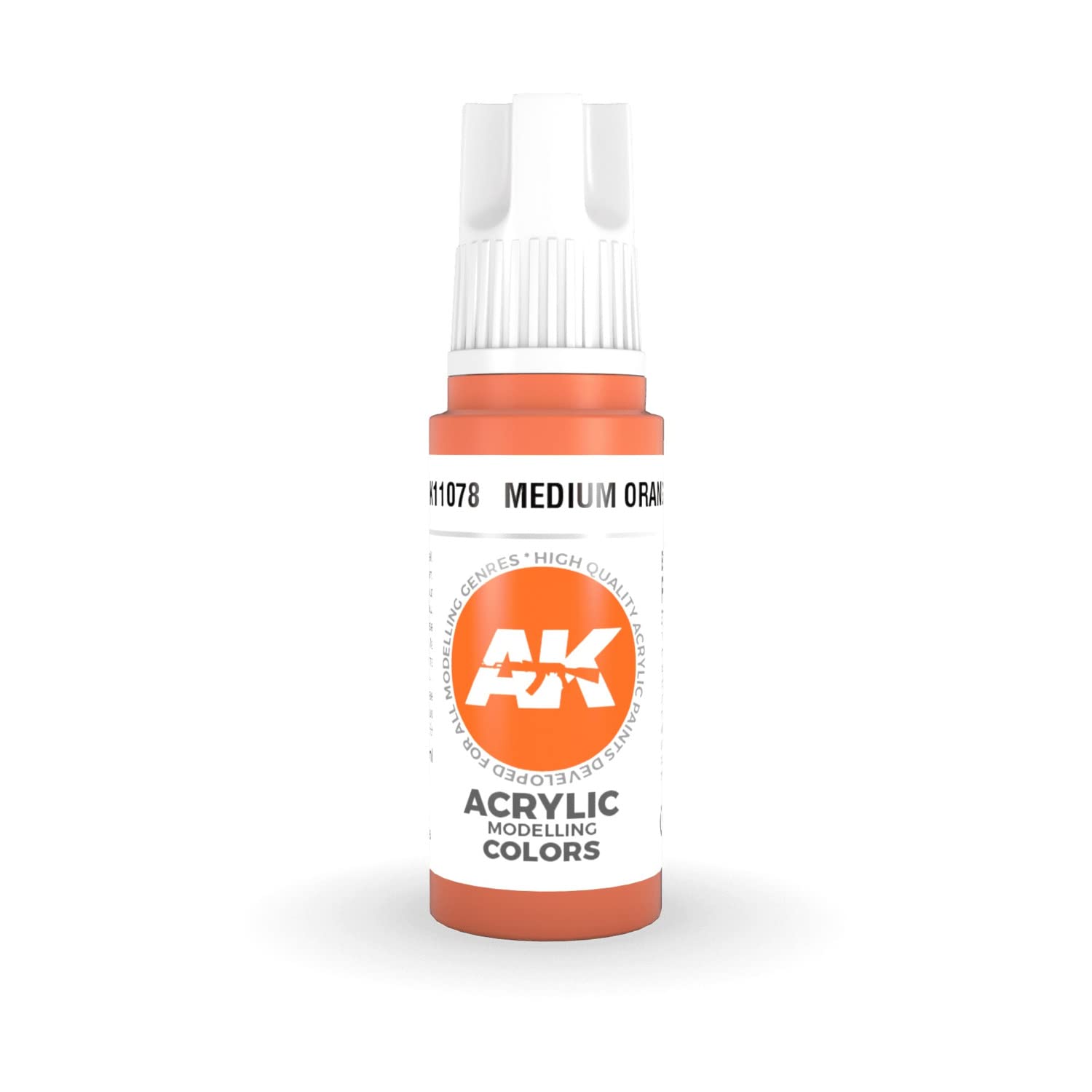 AK Interactive 3rd Gen Acrylic Medium Orange 17ml